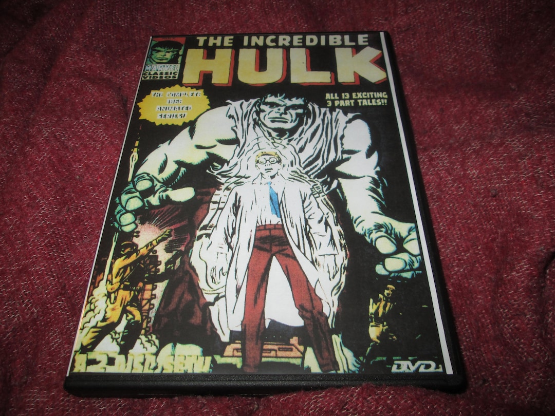 The Hulk 1966 Cartoon DVD Set Region 1 -highest Quality W/stan Lee ...
