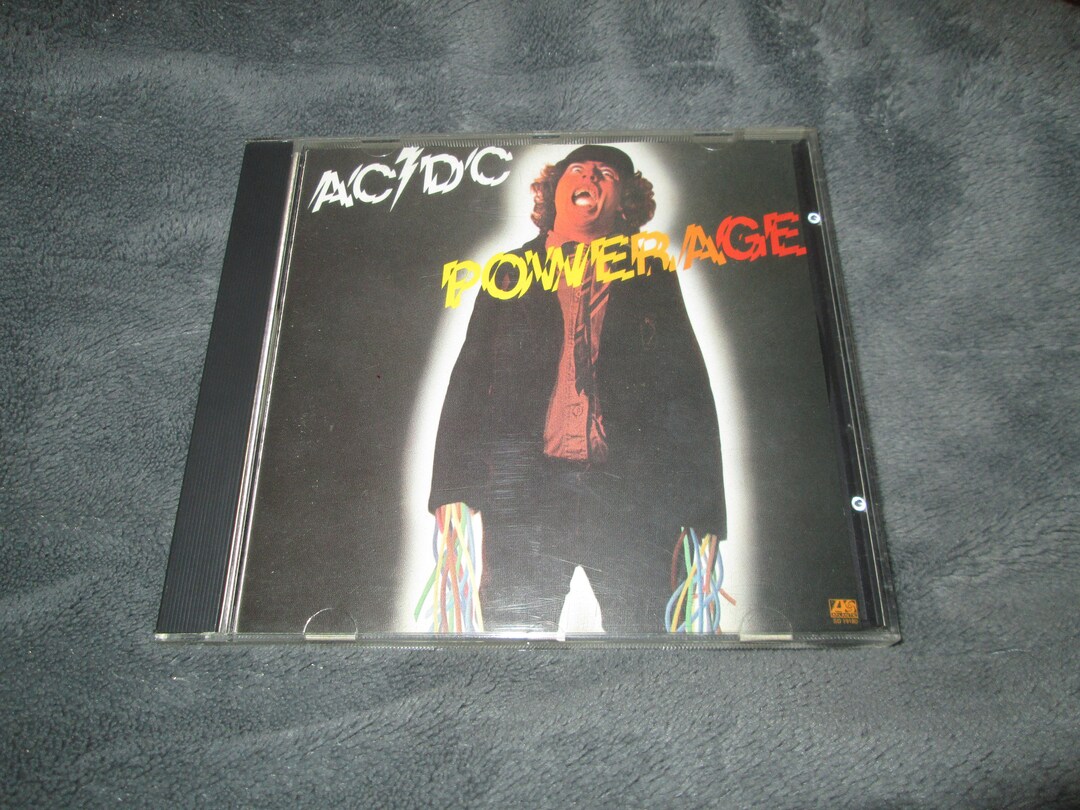 AC/DC powerage Original CD Release on Atlantic Records 19180-2 Free Us Shipping - Etsy