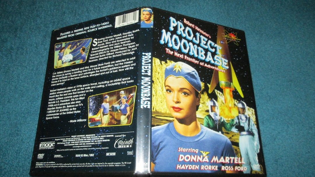 Project Moonbase -original 1997 Issue DVD on Image ID8688CODVD Robert Heinlein Donna Martell ...