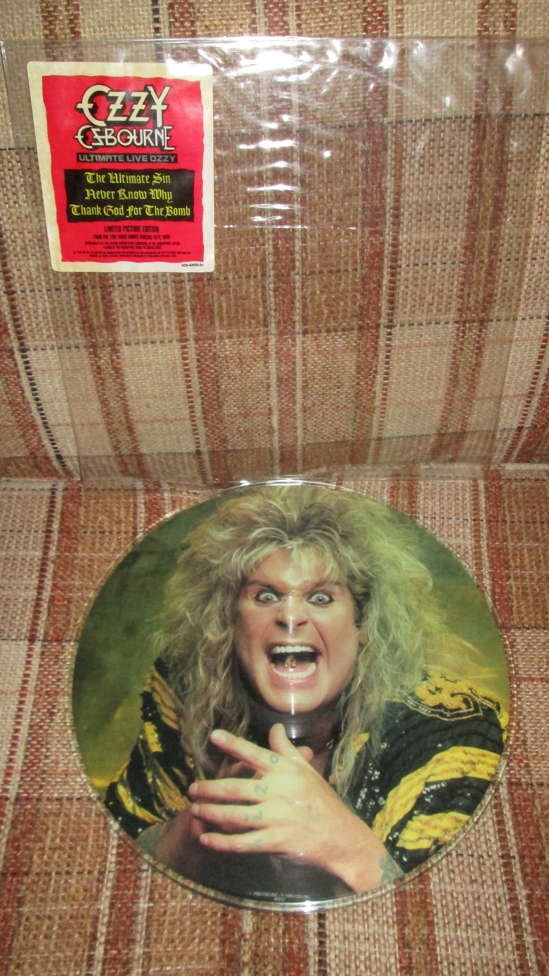 Ozzy Osborne ultimate Live Ozzy Limited Edition Picture Disc on CBS ...