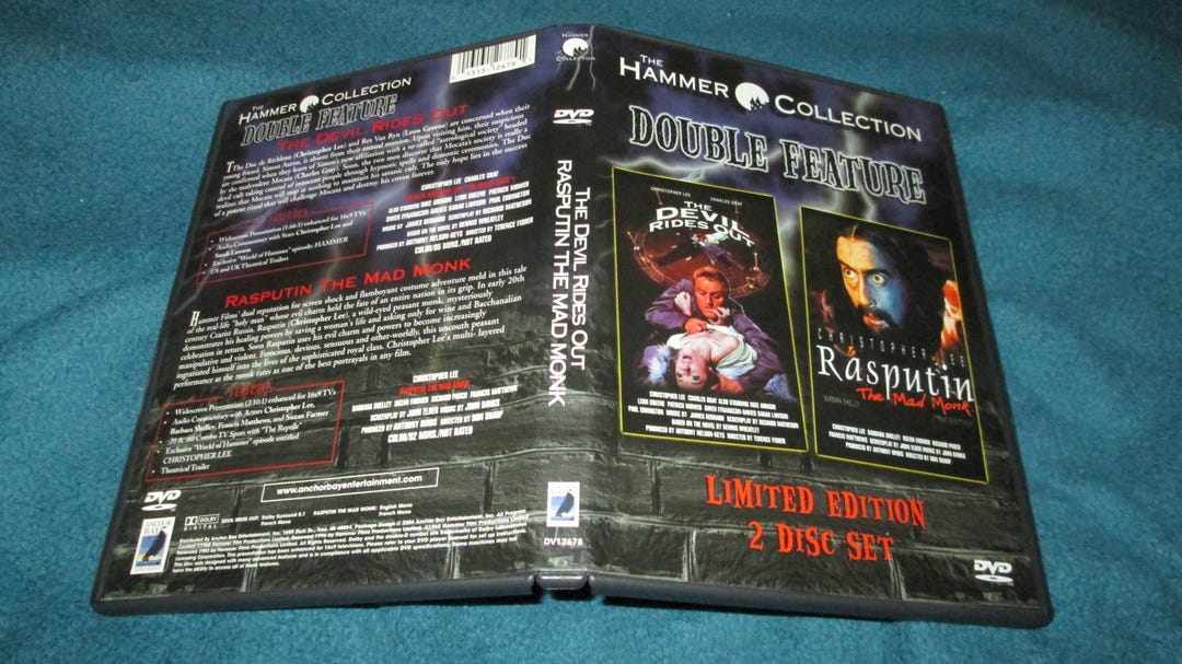 The Hammer Collection -limited Edition Double Feature 2 DVD Set on ...