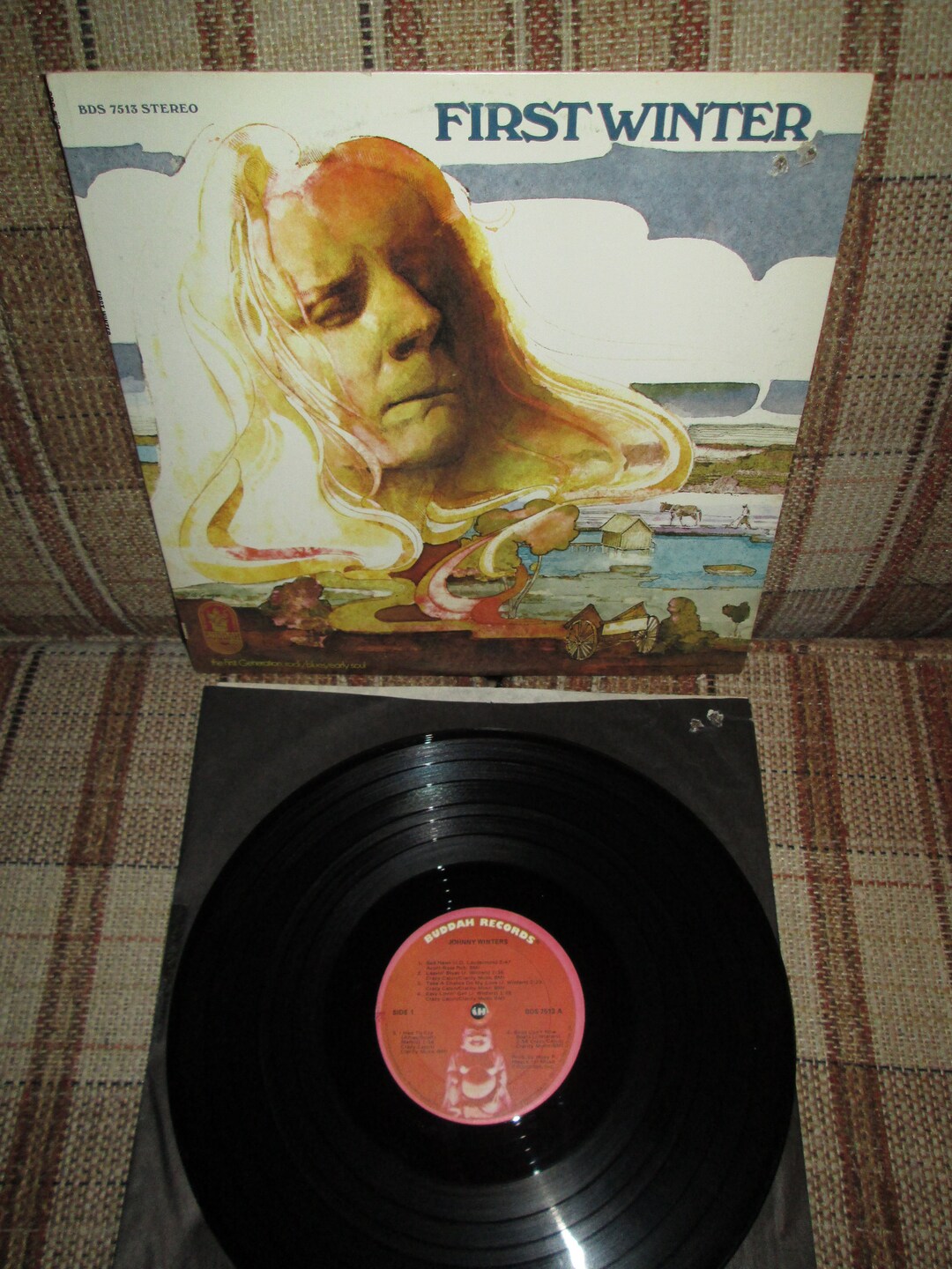 Johnny Winter -first Winter on Buddah Records BDS 7513 Free US Shipping ...