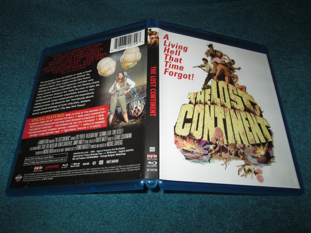 The Lost Continent -blu Ray Edition Hammer Films Studios on Scream SF ...