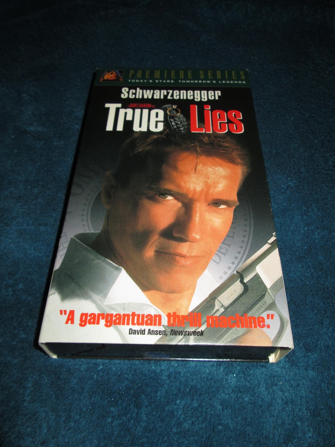True Lies -official Factory-made VHS Tape on Fox Premiere Series 8640 Arnold Schwarzenegger ...