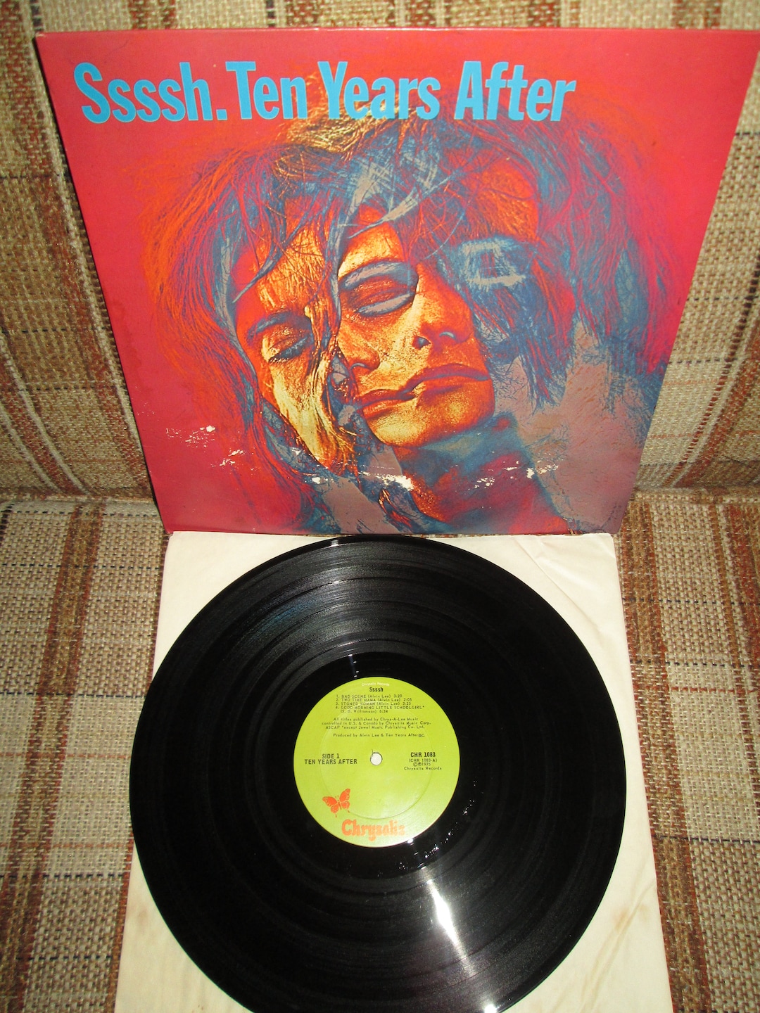 Ten Years After -ssssh With RARE POSTER on Chrysalis Records CHR1083 ...