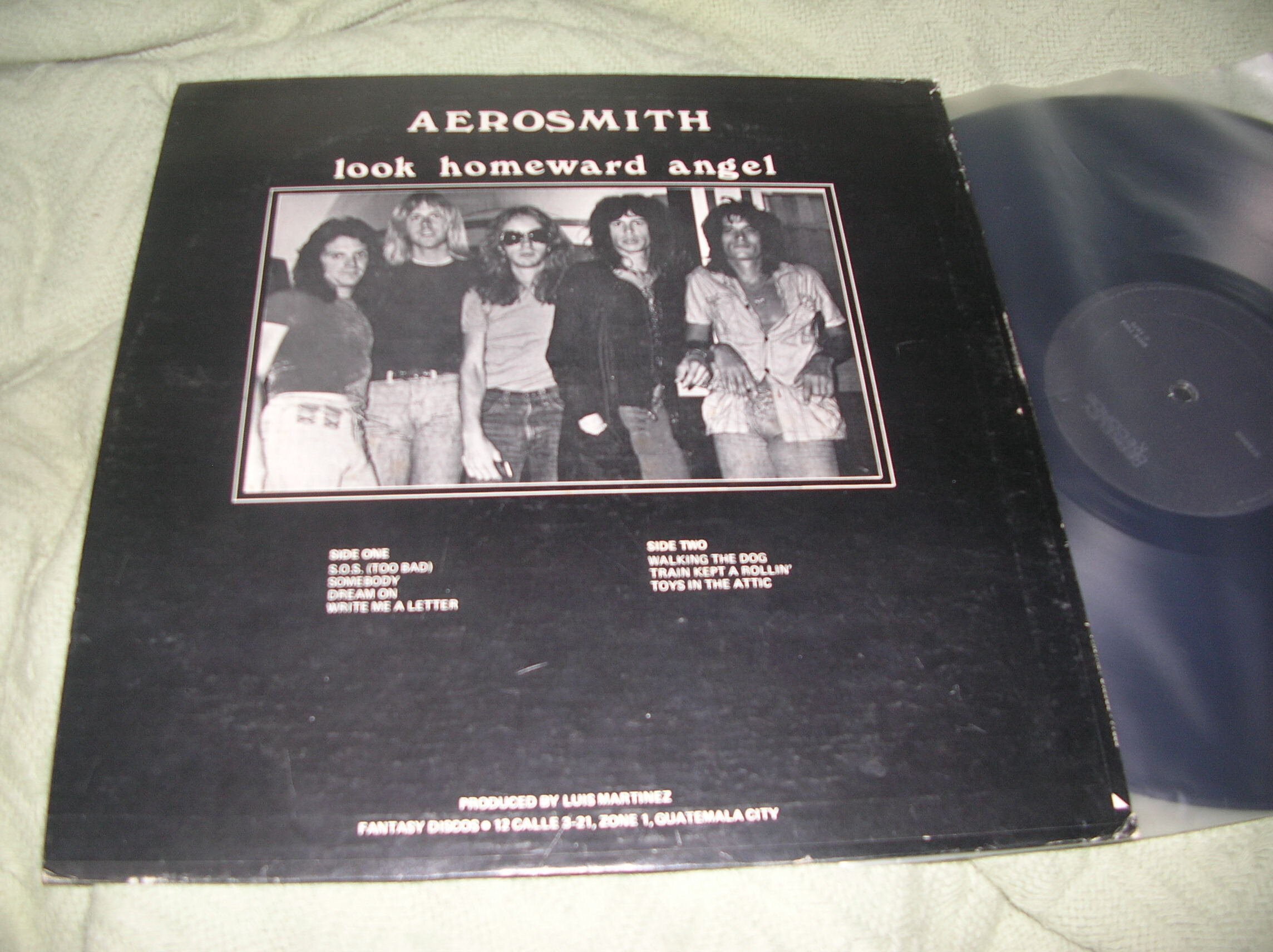 Aerosmith -look Homeward Angel -live in New York 1 Vinyl LP -free US ...