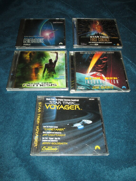 Star Trek Cd's-set of 4 Next Generation and 1 Voyager. - Etsy