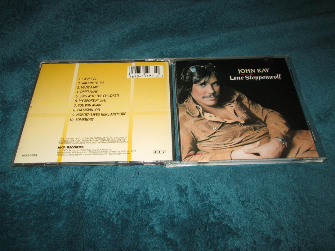 John Kay -lone Steppenwolf Official Factory Release CD 1987 Issue on ...