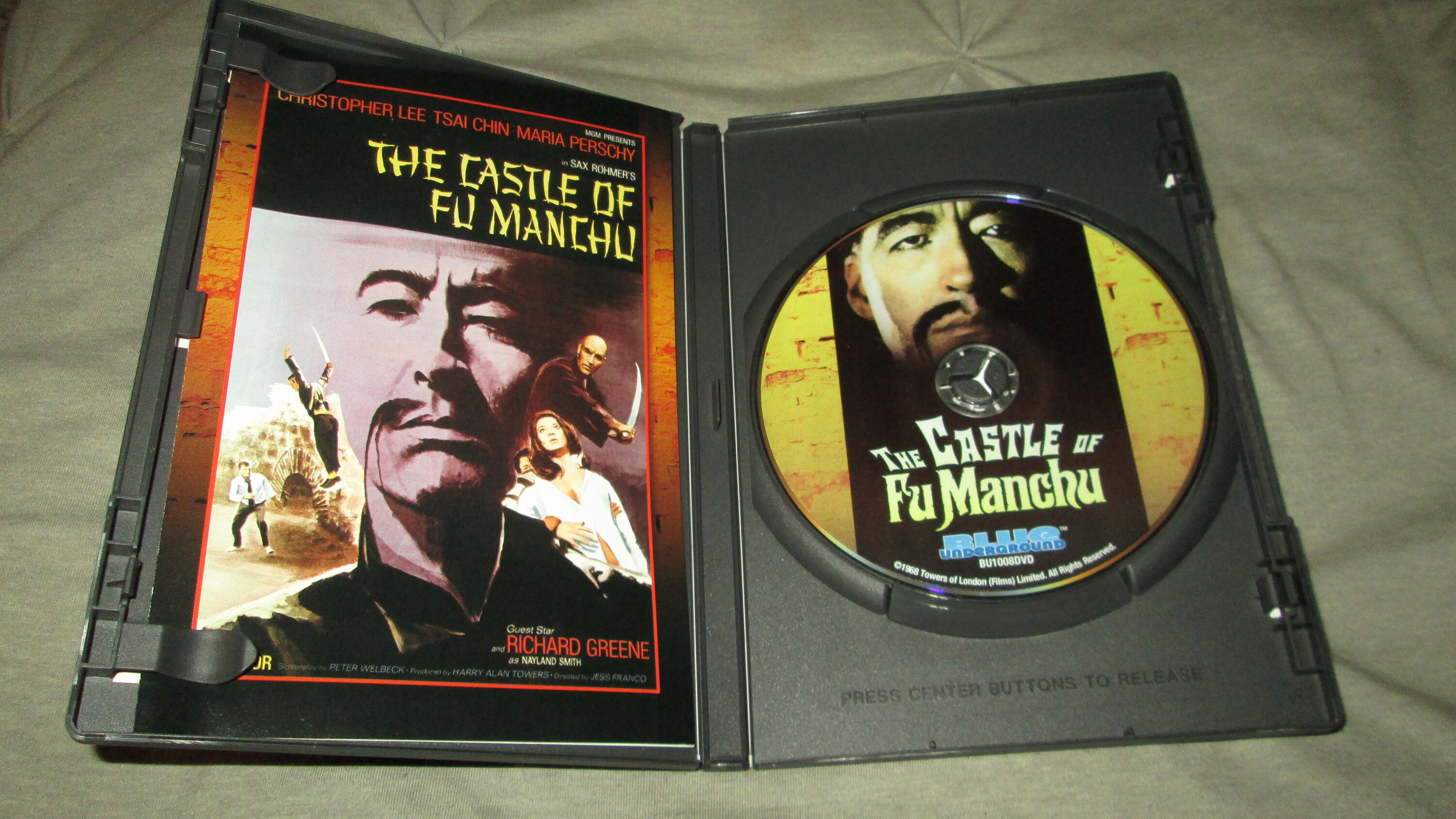 The Castle of Fu Manchu official DVD Release on Blue Underground ...