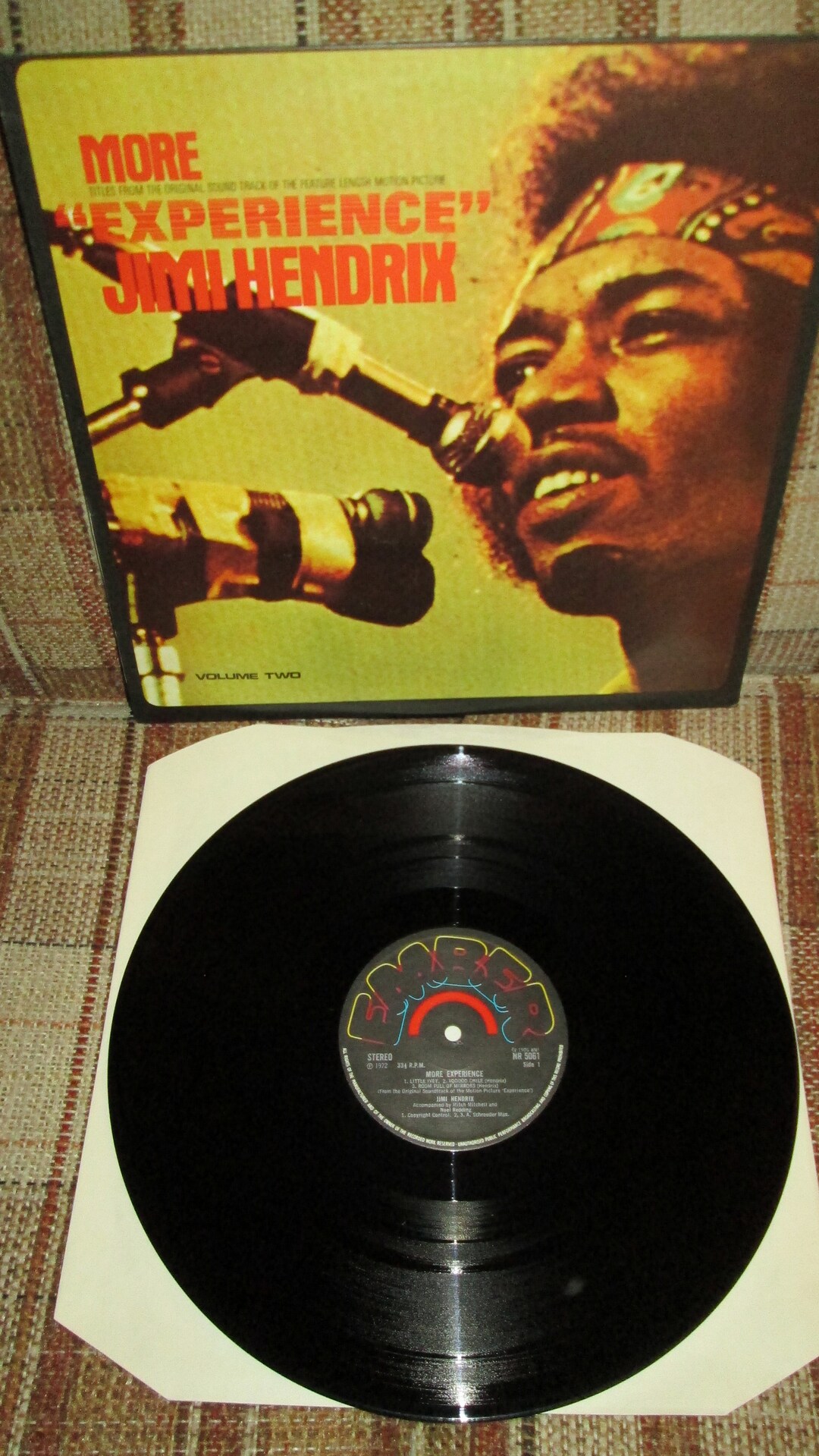 Jimi Hendrix -more Experience Original Soundtrack Volume 2 Live British ...