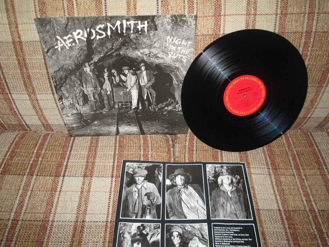 Aerosmith -night in the Ruts 1979 Vinyl LP Us Promo Stamp Columbia ...