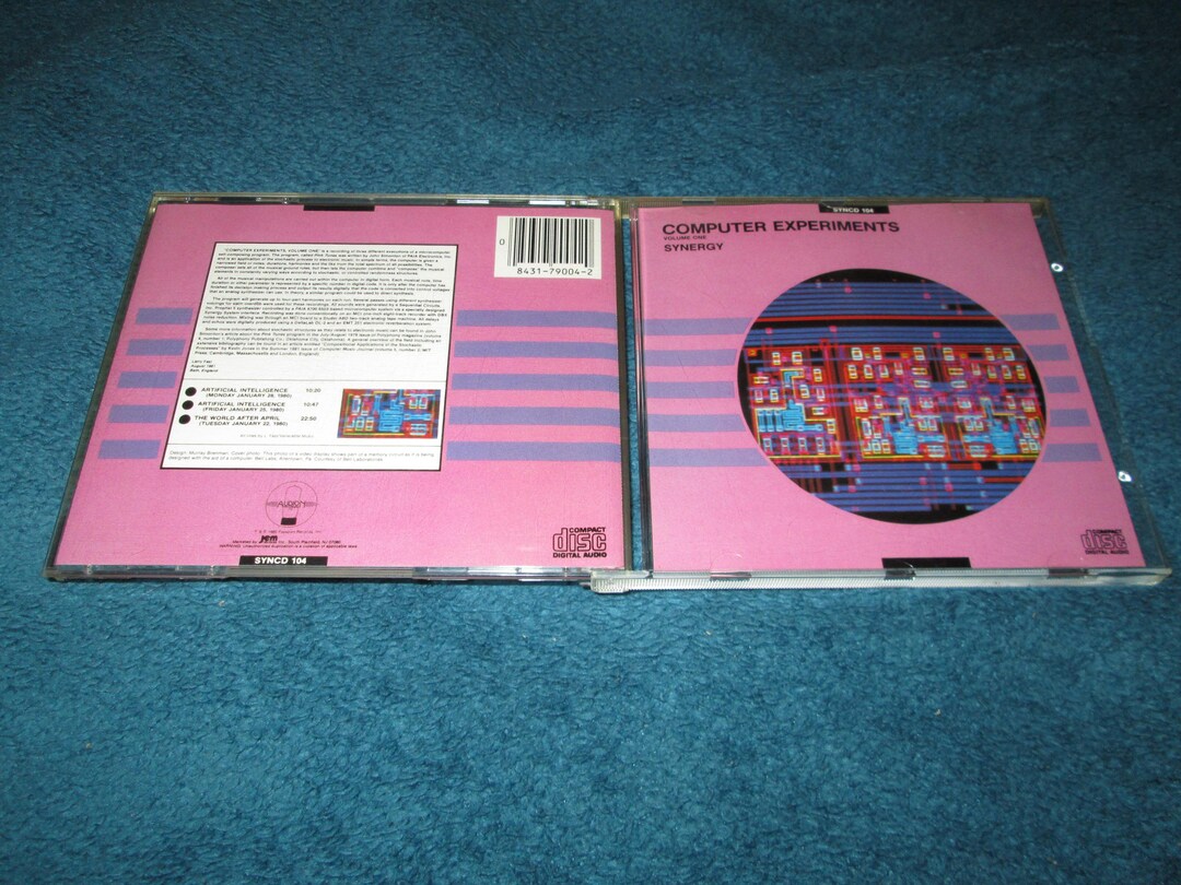 Synergy -computer Experiments Official Factory Release First Edition CD ...