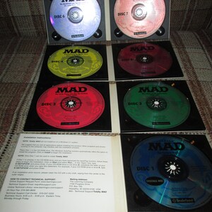 Mad Magazine -official Factory Release Boxed Set of 7 Cd-roms of Every ...