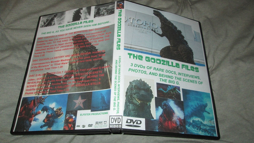 The Godzilla Files -3 DVD Set of Rare Docs, Interviews, Photos, and ...