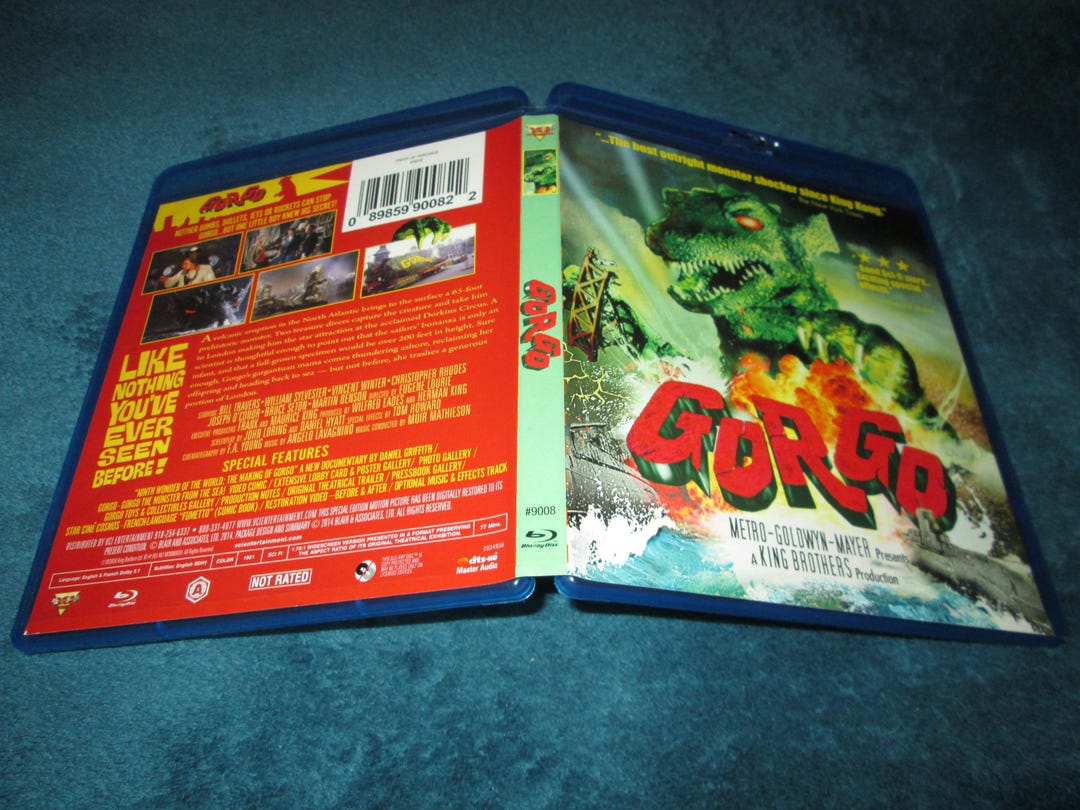 Gorgo -blu Ray Edition Mystery Science Theater 3000 on VCI 9008 Free US Shipping! - Etsy