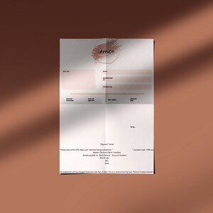 Invoice Template for Makeup Artists, Hair Stylists, Beauty ...