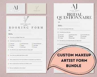 Makeup Artist Booking Form - Etsy