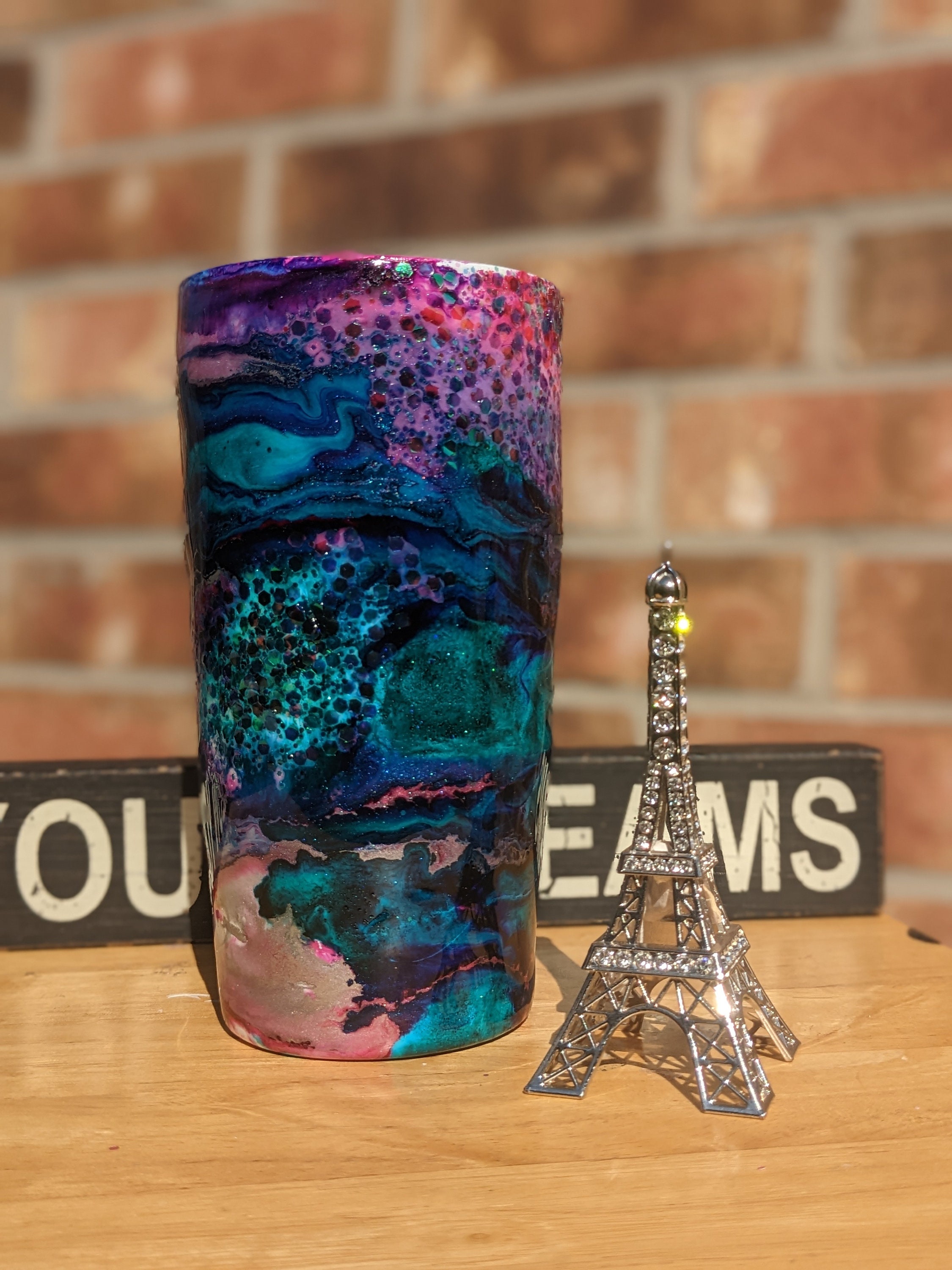 Alcohol Ink Swirl Tumbler 20oz Ready to Ship FREE SHIPPING - Etsy