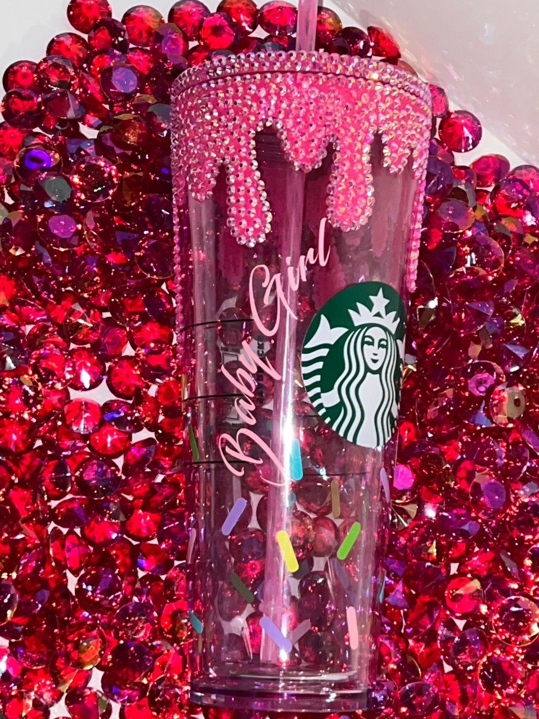 Bling Drip Tumbler, Venti Tumbler - Etsy