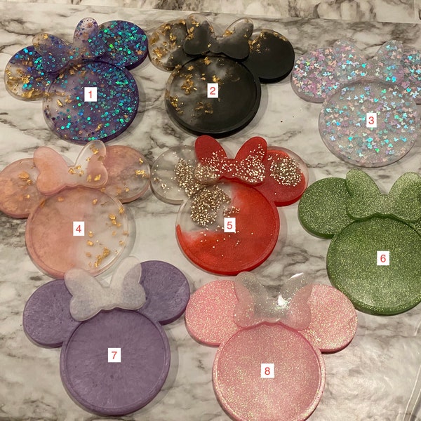 Minnie Mouse Coaster - Etsy
