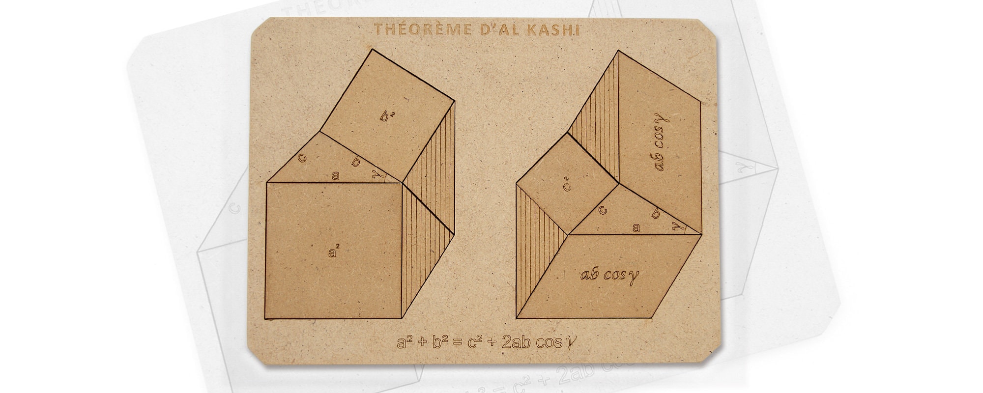Mathematical Wooden Game, Al Kashi's Theorem - Etsy