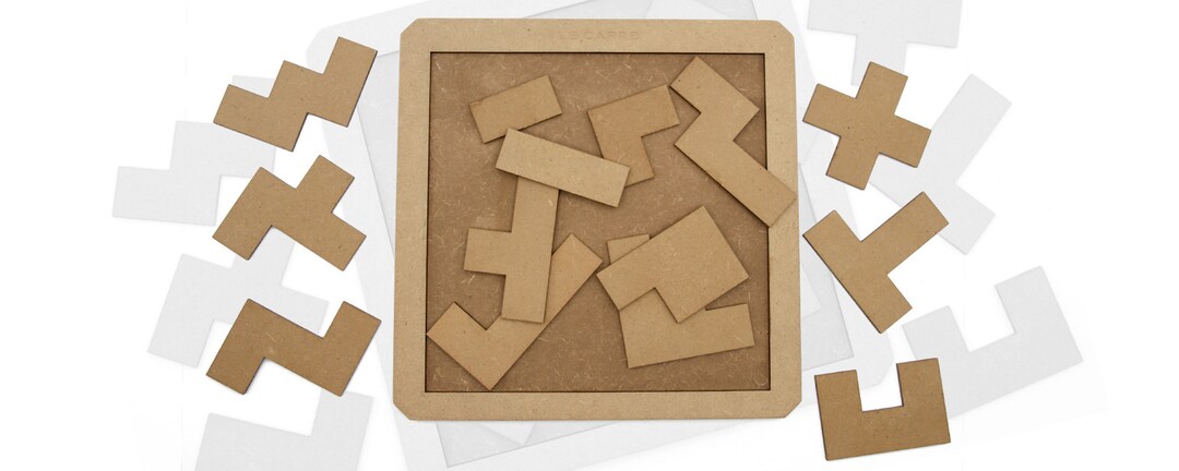 Wooden Game With Polyminos, the Square - Etsy