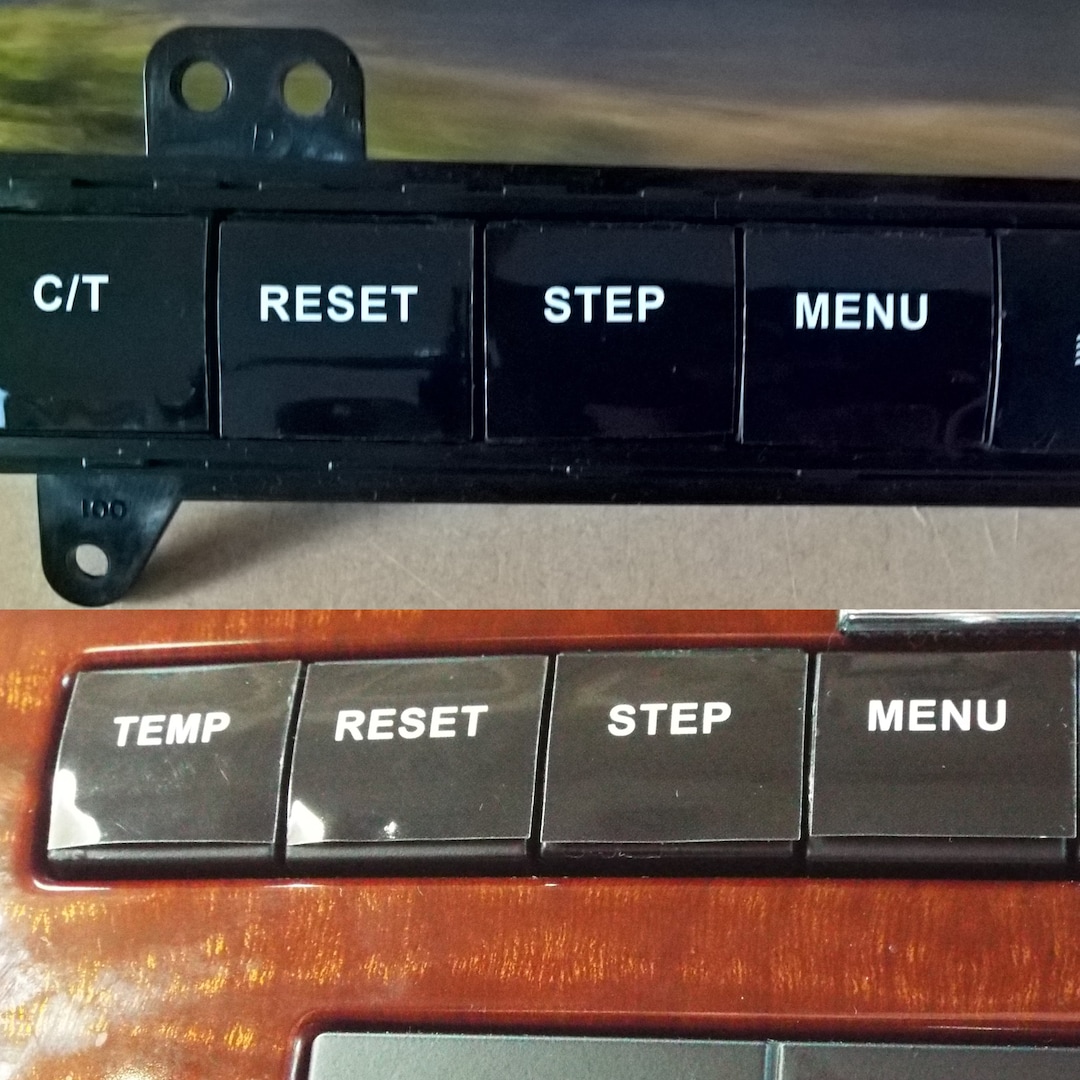 Jeep Grand Cherokee Information Center Button Repair Kit - Etsy