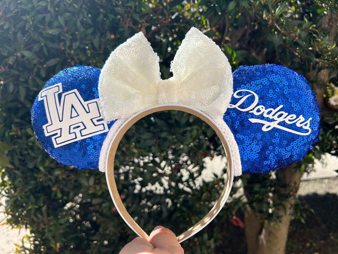 Dodgers Ears: Lightweight Baseball Fan Headband - Etsy