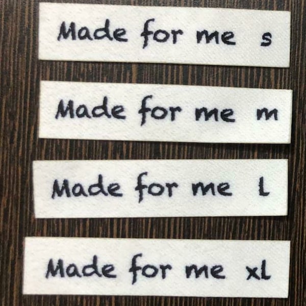 Custom Self Adhesive Clothing Labels - Etsy