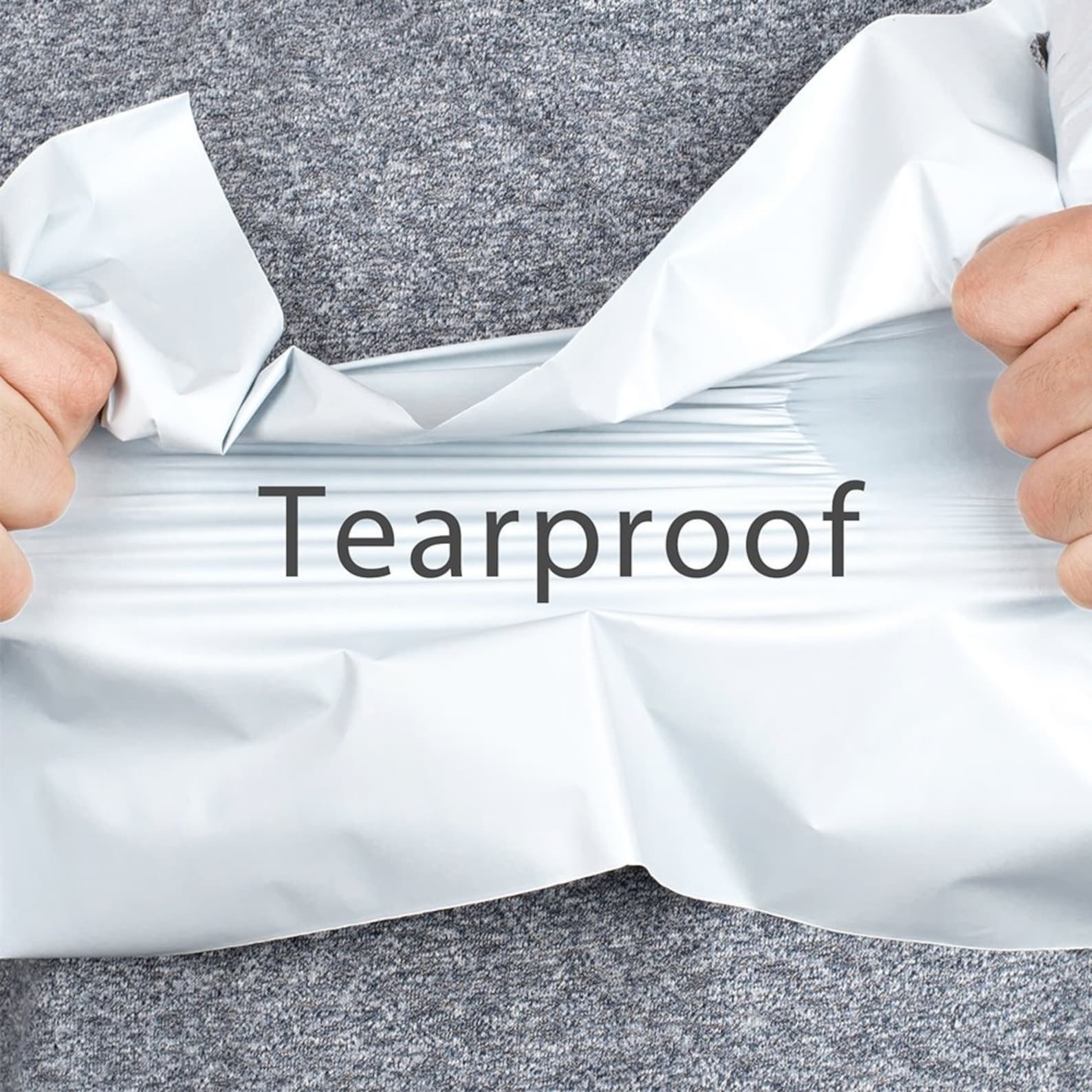 100 Plain White Polymailer With POD Jacket, Poly Mailers Mailing ...