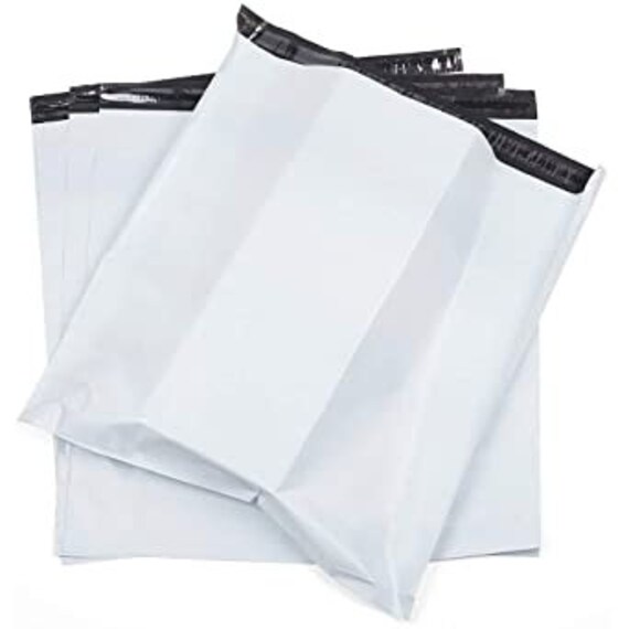100 Plain White Polymailer With POD Jacket Poly Mailers - Etsy