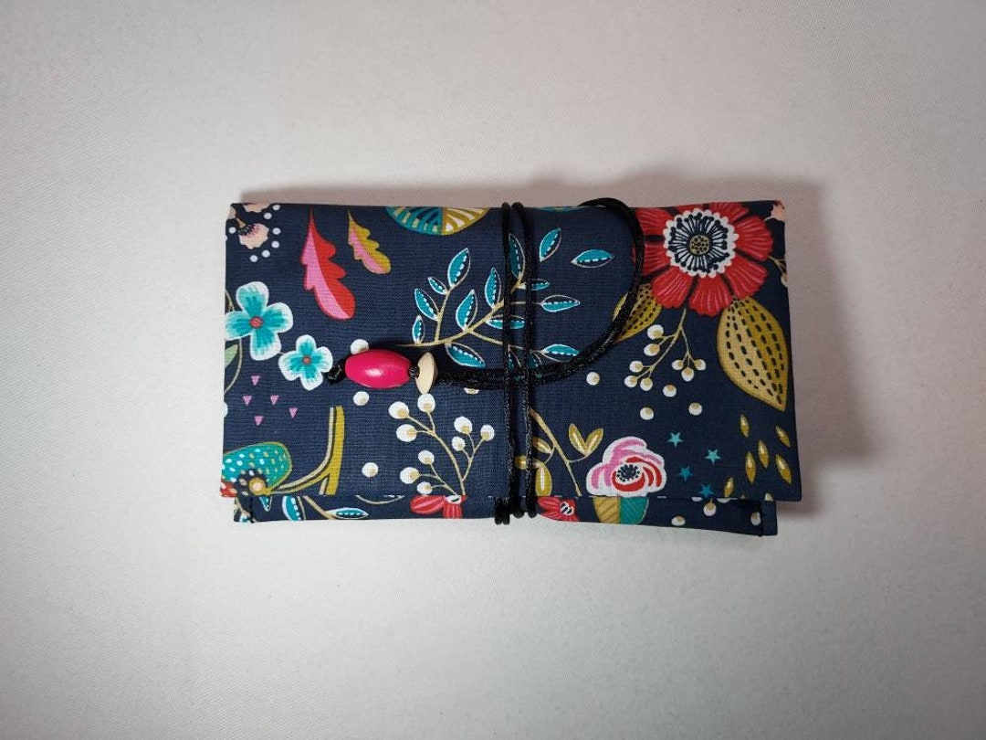 Tobacco Joke Flowers and Small Polka Dots Navy Blue Red Green - Etsy