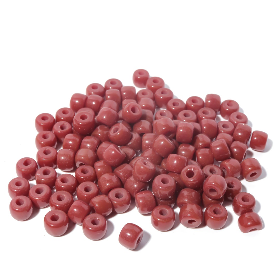Red- Forte Gemstone Beads- #113- 20 Beads- Marbled 8mm X 6mm- Lurex ...