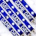 Handmade Beaded Game Day Strap: Navy, Stars, Adjustable - Etsy
