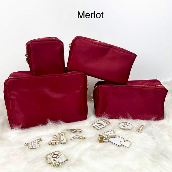 Red Cosmetic Bag - Etsy