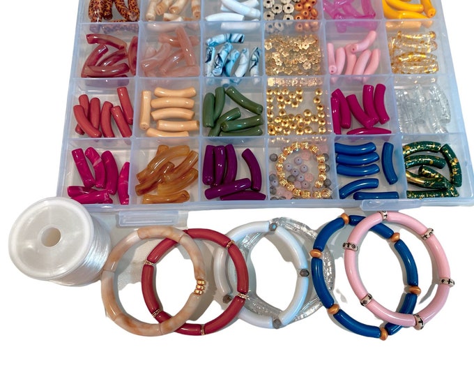 Alphabet Letter Kit Black Gold Letter Beads, 4x7mm Name Bracelet Beads ...