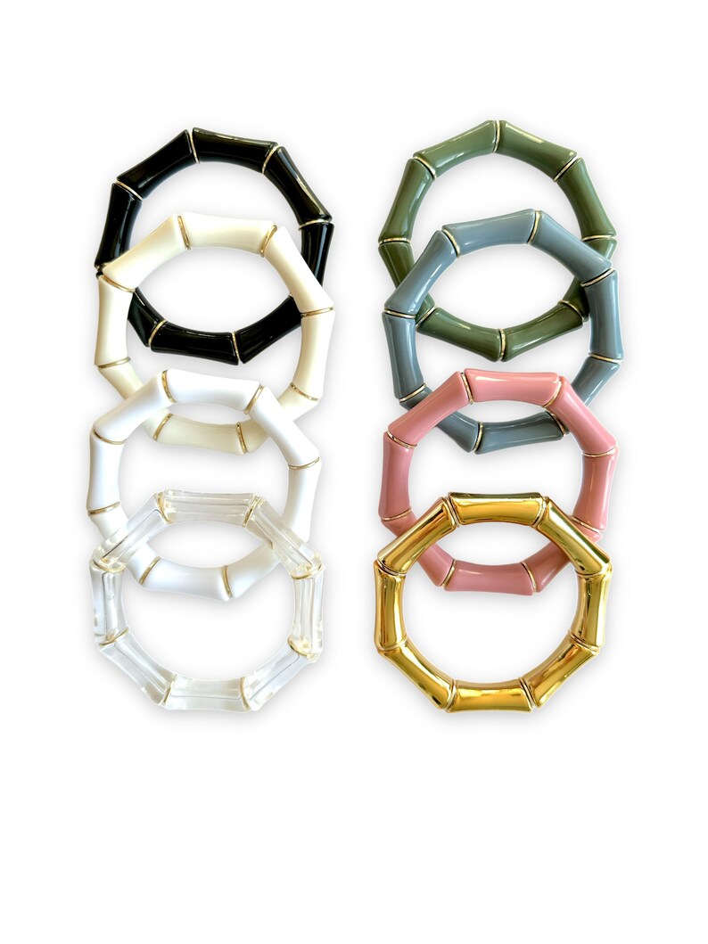 10mm Bamboo Shape Acrylic Tube Bamboo Beads Curved Tube - Etsy