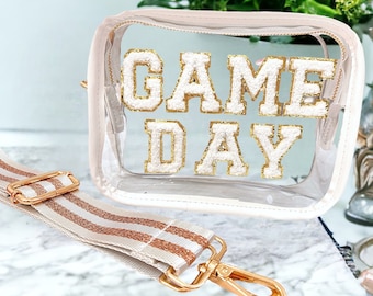 STADIUM BAG - Game Day - Clear Purse - Game Day Bag - Game Day Purse ...