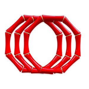 New Shape Bamboo 8mm Acrylic Tube Beads Acrylic Bamboo - Etsy