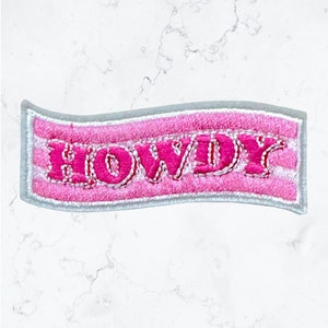 Howdy Pink Patch - Rodeo Bachelorette Party -nashville -southwest Patch ...