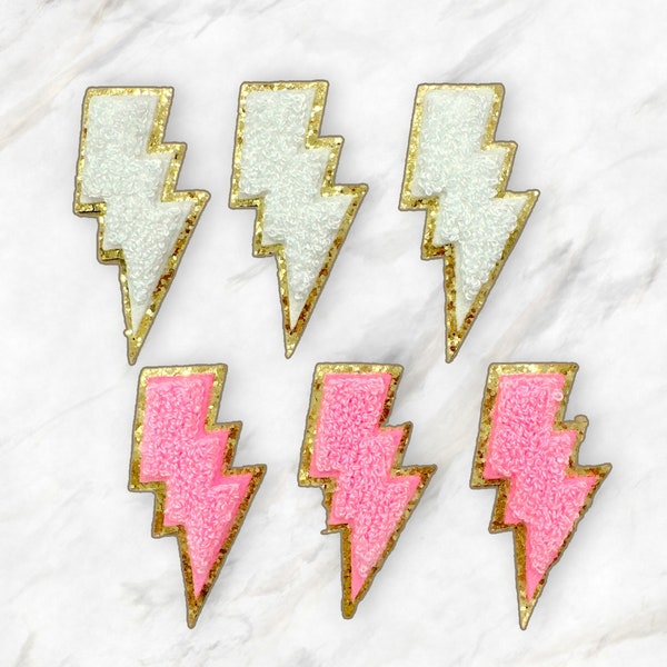 Lightning Bolt Patch - Etsy