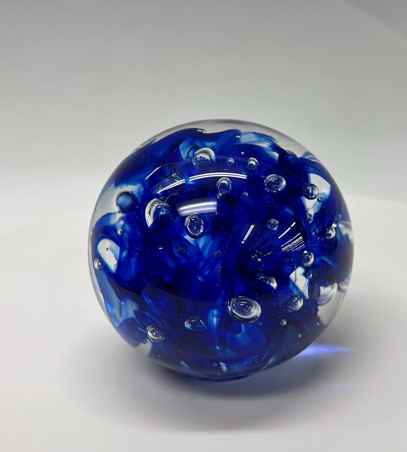 Uranium Nebula Glass Orb - Etsy