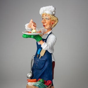 Collectible the Lady Cook Figurine - Etsy