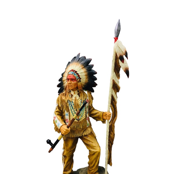 Native American Indian Statues - Etsy