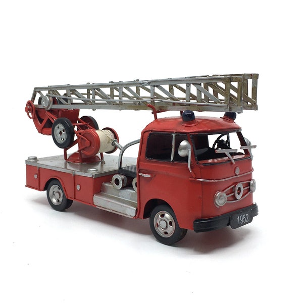 Metal Fire Truck Model - Etsy