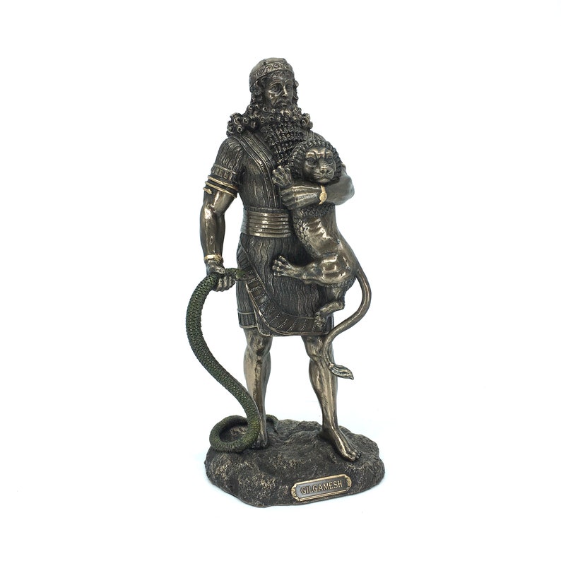 King of Uruk Gilgamesh Statue Ancient Mesopotamian Mythology - Etsy UK