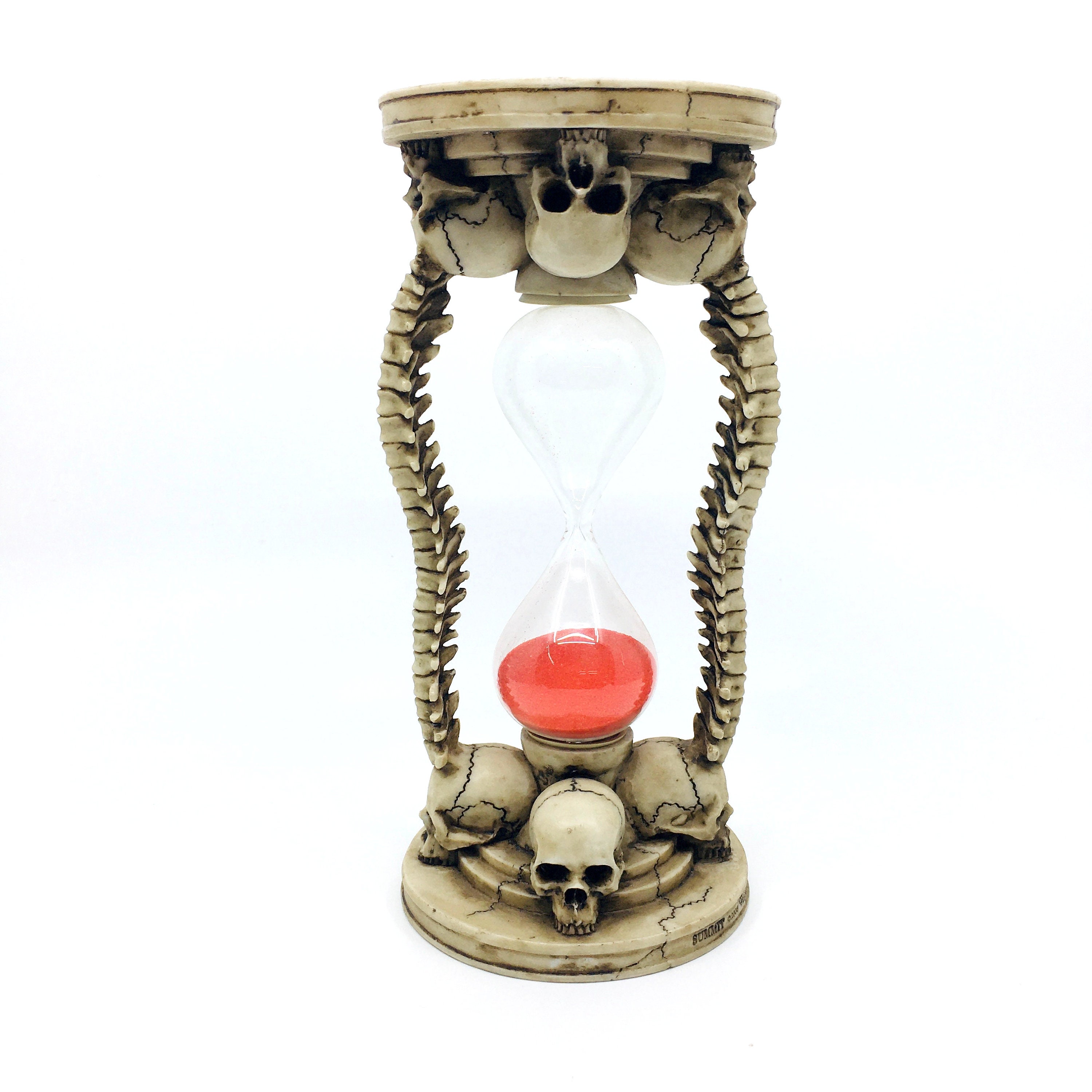 Skelet Hand Zandloper Nemesis Now Beeld/figuur Out Of Time Cartoon