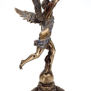 Handcrafted Roman Mythology Candle Holders – Diana & Cupid Statues ...