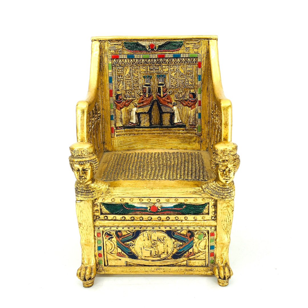 Throne of Princess Sitamun Jewelry Box | Ancient Egyptian Trinket Box ...