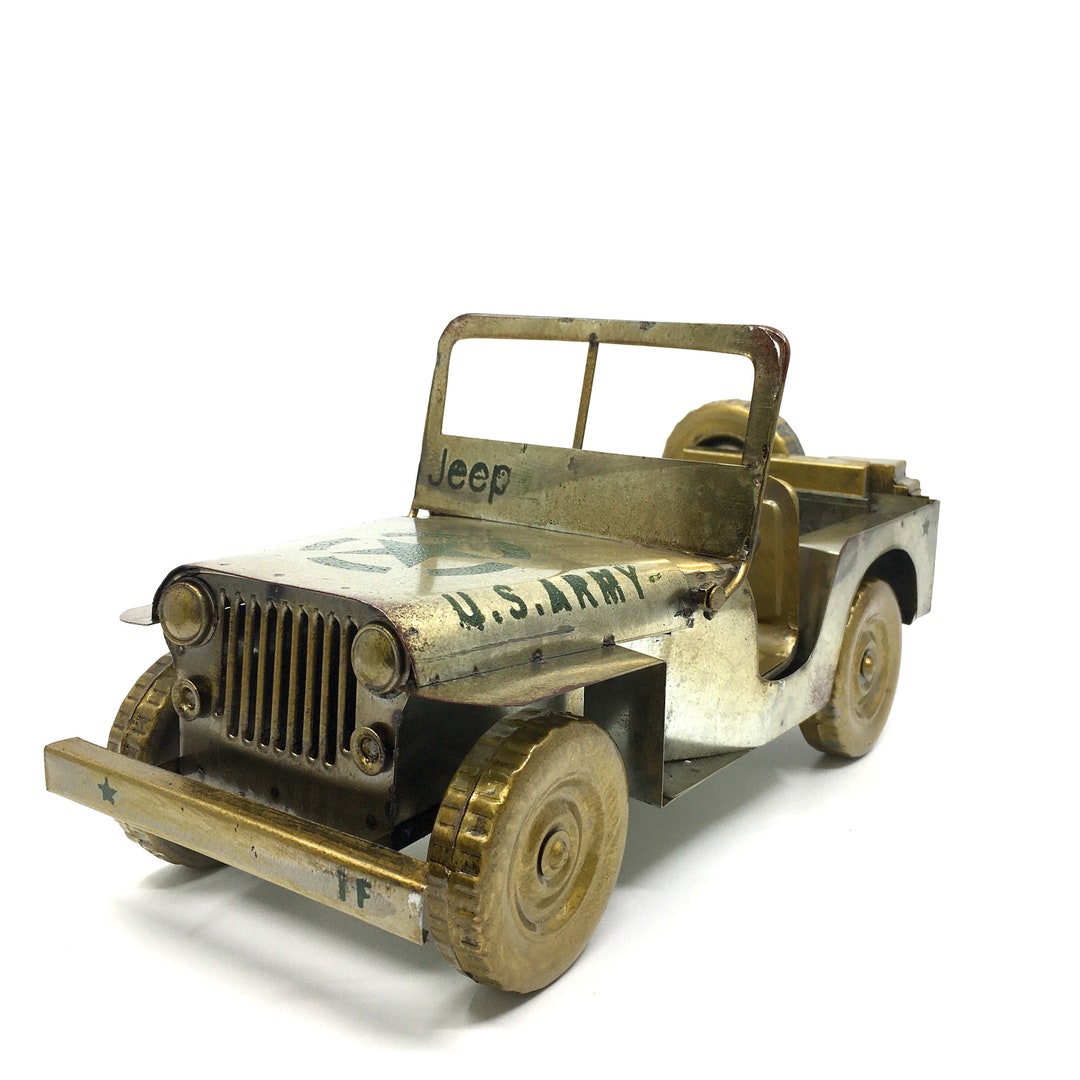 1:12 U.S. Army Jeep Model | Military Vehicle Collectible | Vintage ...